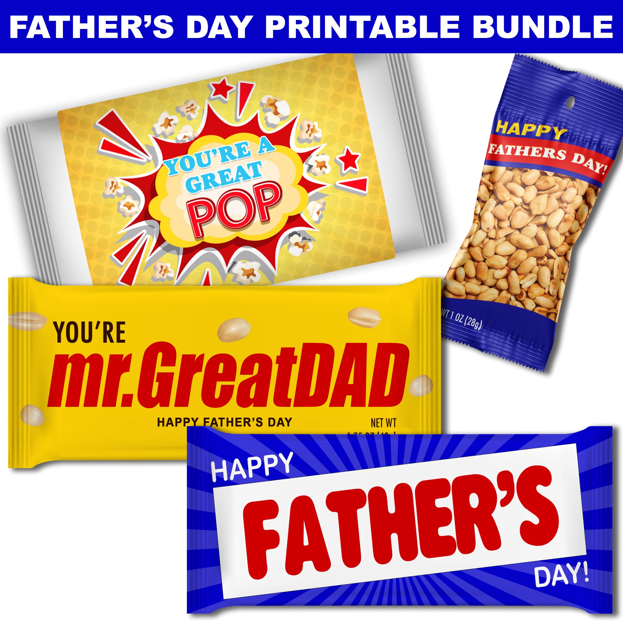 PSS - FATHERS DAY PRINTABLE BUNDLE – Pink Sugar Shoppe
