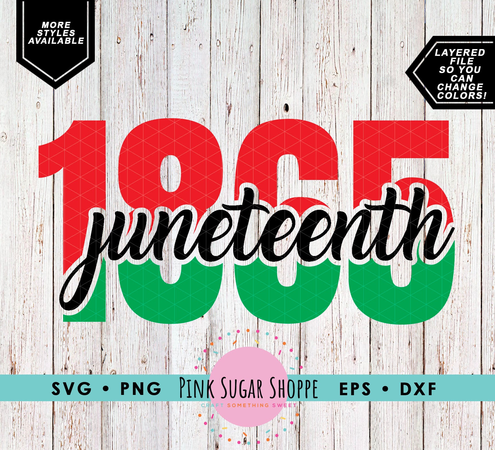 1865 JUNETEENTH SVG – Pink Sugar Shoppe